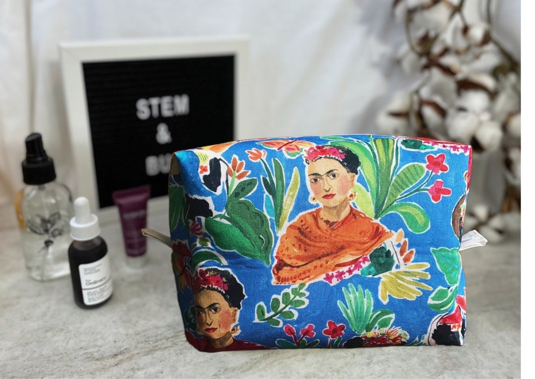 Handmade Frida Kahlo Cosmetic/travel/makeup/box Bag - Etsy