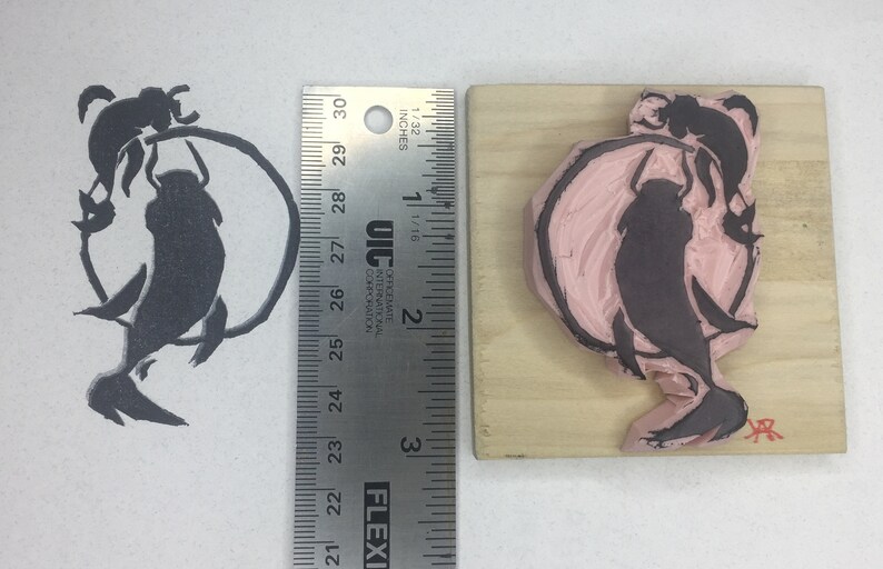 Koi Fish Stamp - Etsy