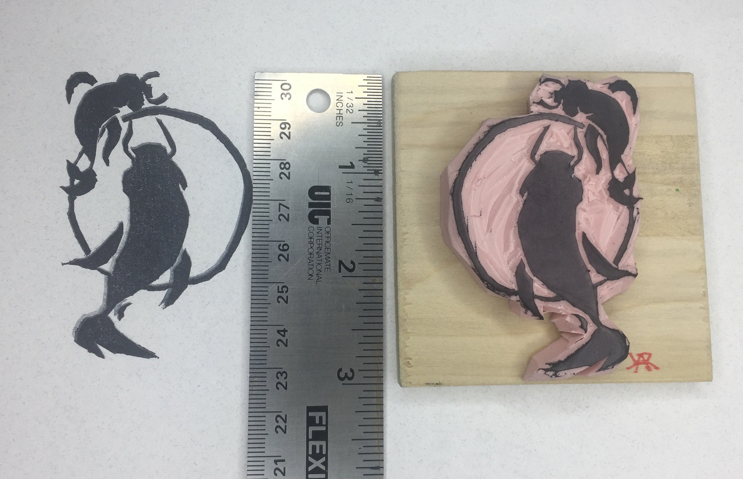 Koi Fish Stamp - Etsy