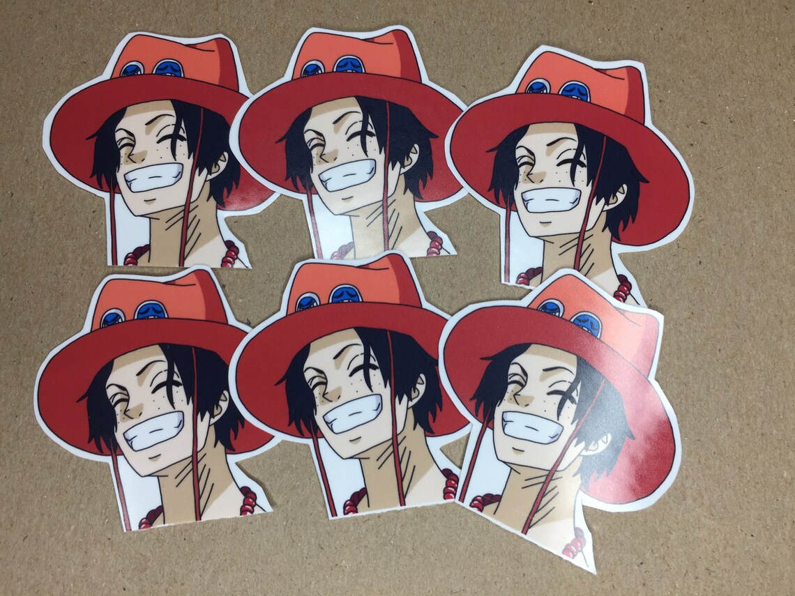 Ace anime sticker | Etsy