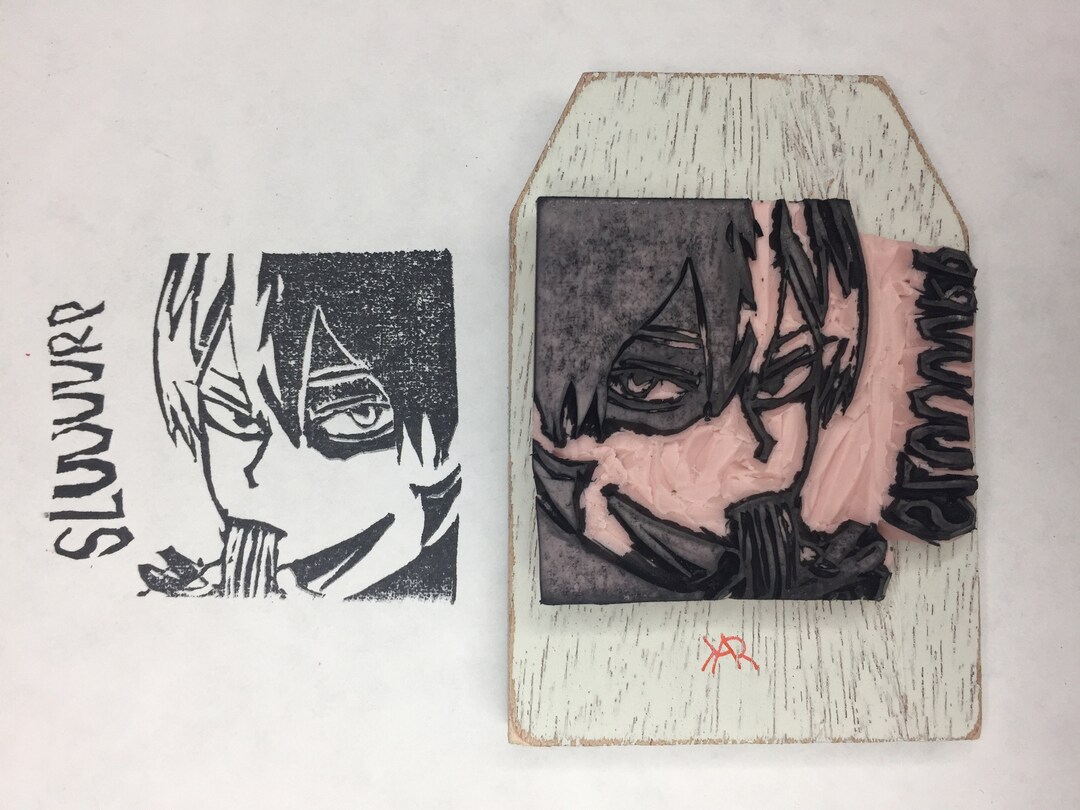 Icy Hot Eating Noodles Stamp - Etsy