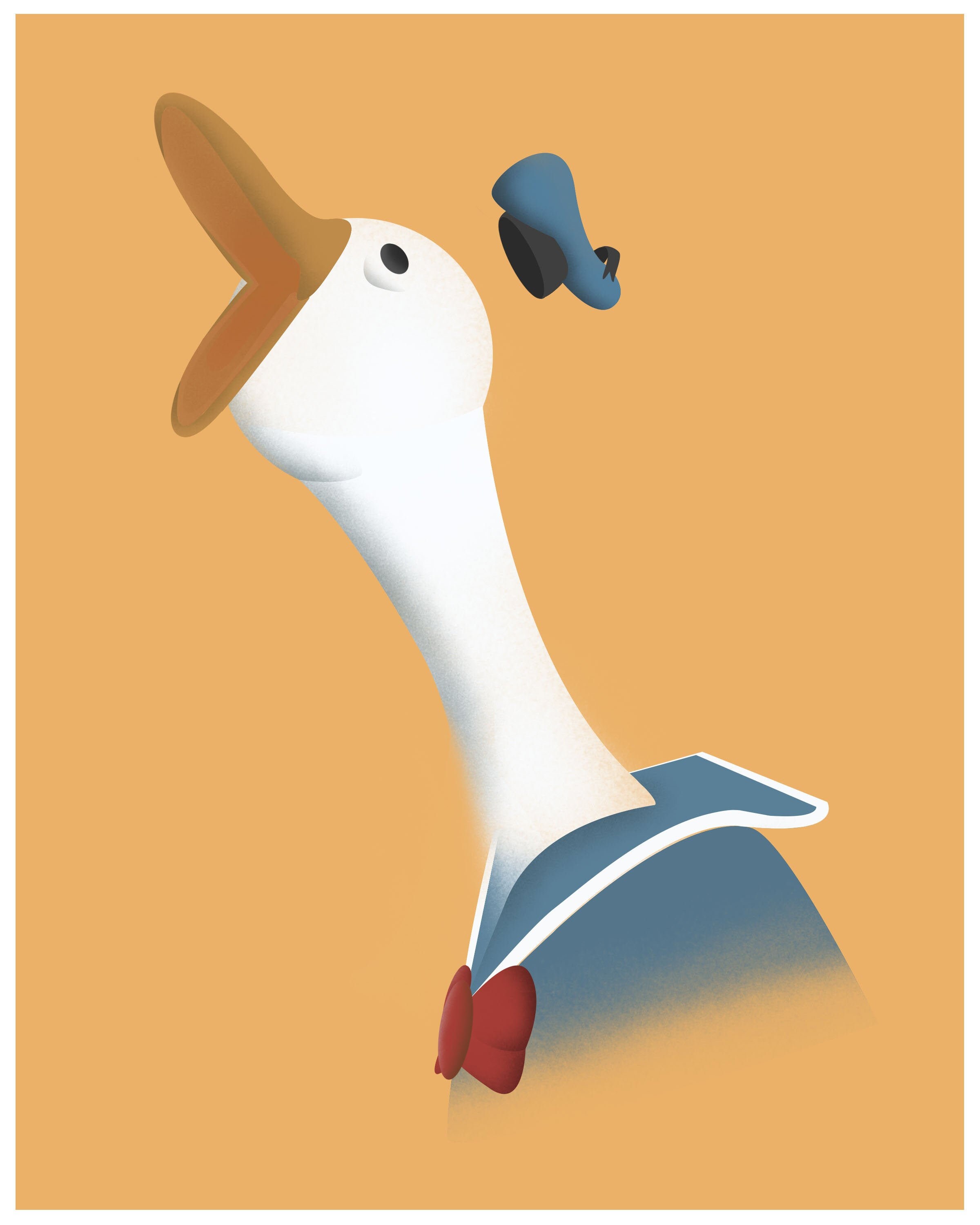 Donald Duck IRL - Etsy