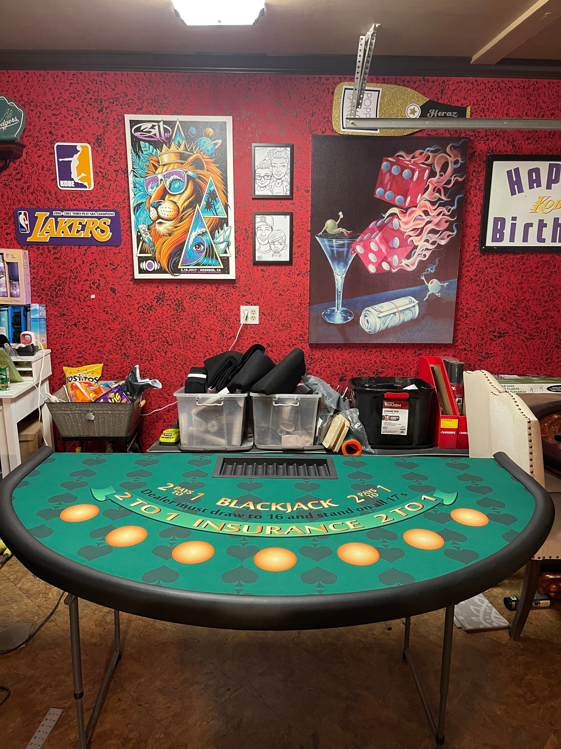 Casino Blackjack Table Top