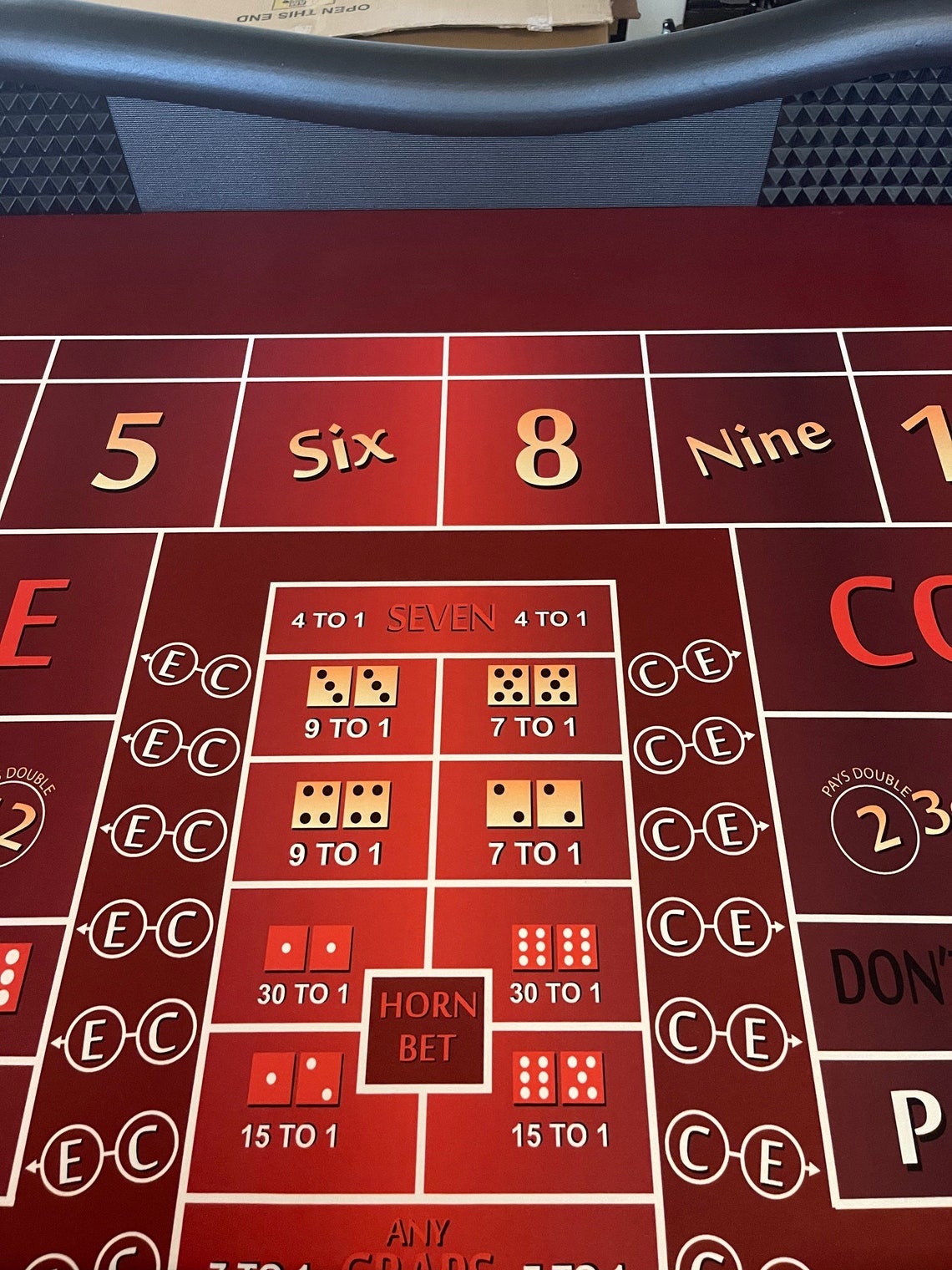 Craps Table Top With Diamond Walls for an 8 Foot Pool Table - Etsy