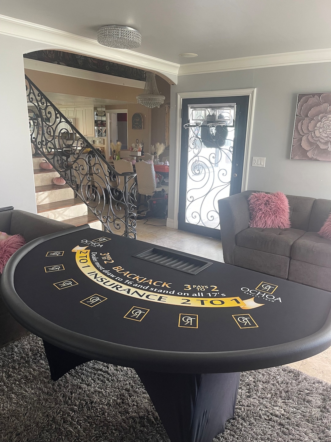Customize Your Blackjack Table With Your Name or Logo - Etsy