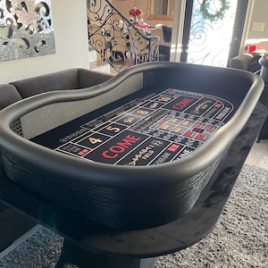 Craps Table ATS and Hop Bets, Drink Ledge, Diamond Walls, & Folding ...