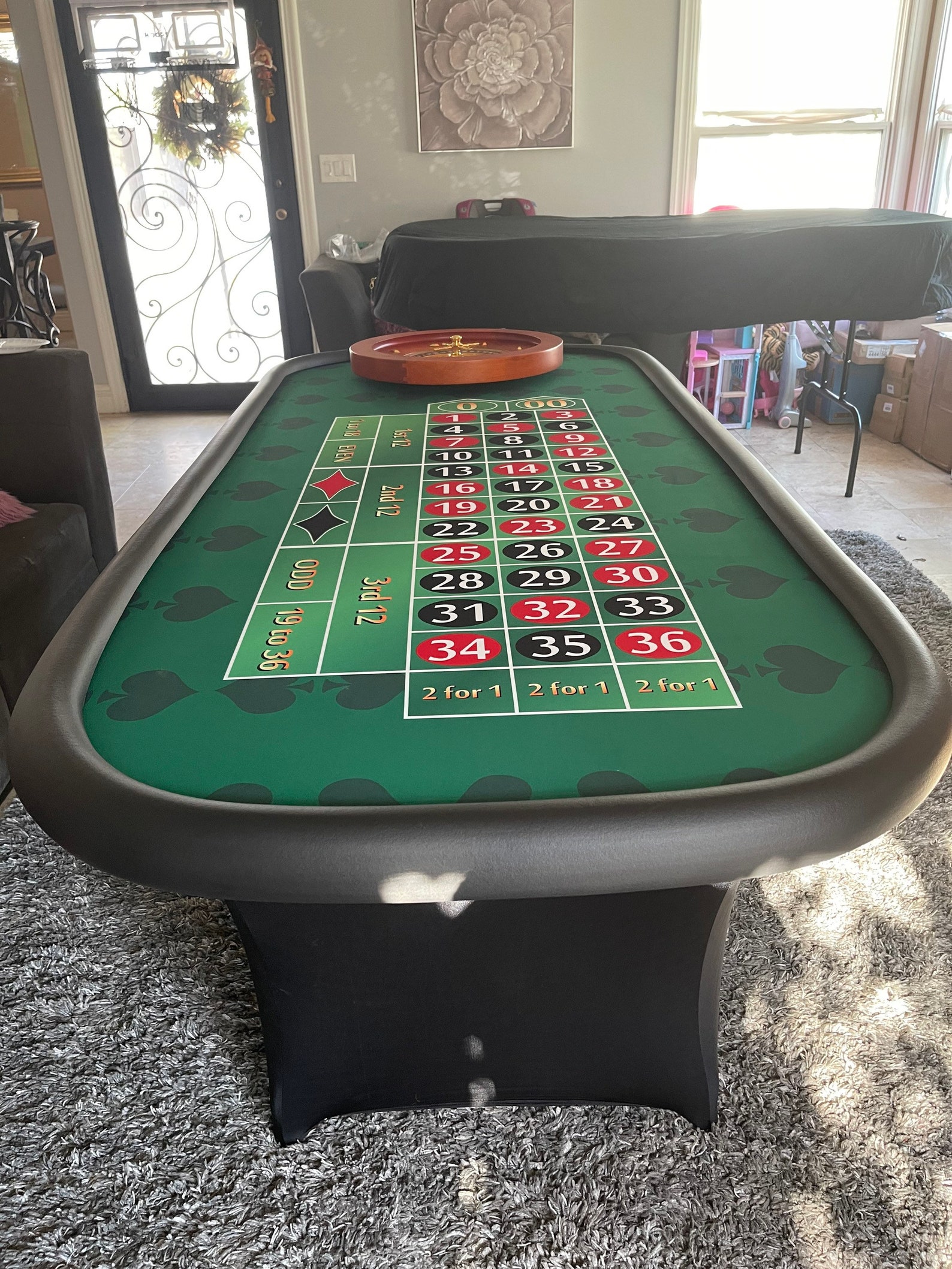 Roulette Table With 20" Wheel - Etsy