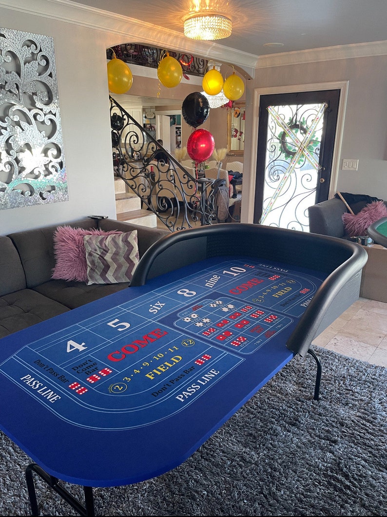 Off the Diamond Wall Craps Table With Folding Legs / Made in the USA - Etsy