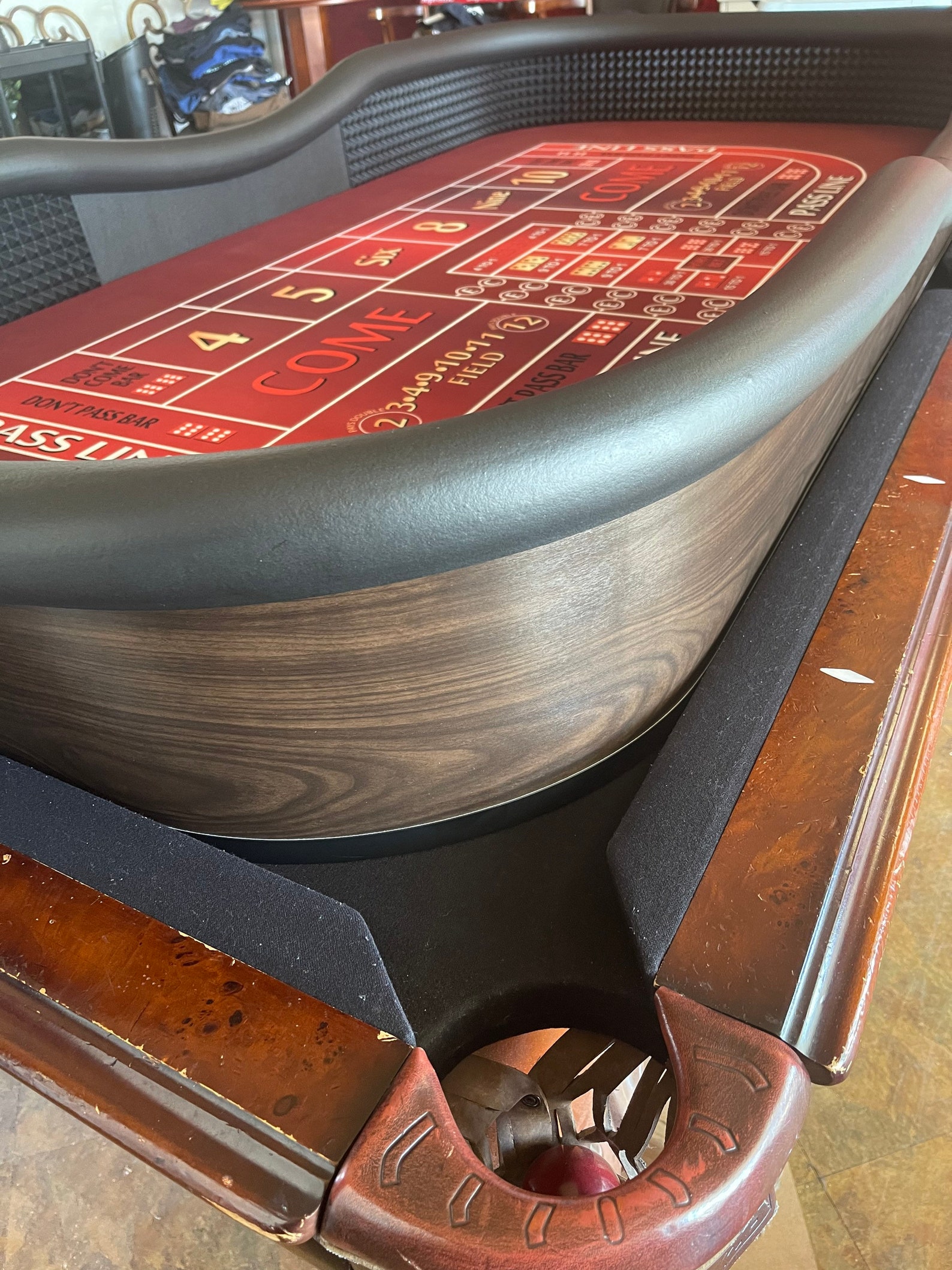 Craps Table Top With Diamond Walls for an 8 Foot Pool Table | Etsy