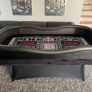 Craps Table ATS and Hop Bets, Drink Ledge, Diamond Walls, & Folding ...