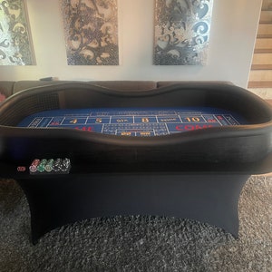 Blue Craps Table ATS and Hop Bets, Drink Ledge, Diamond Walls ...