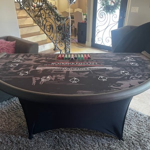 Customize Your Blackjack Table With Your Name or Logo - Etsy