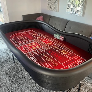 ATS (all Tall Small) & Hop Bets Craps Table, Rubber Diamond Walls, and ...