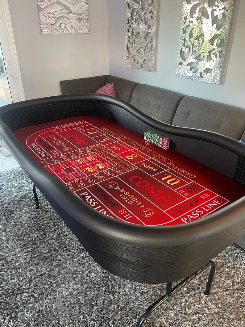 ATS (all Tall Small) & Hop Bets Craps Table, Rubber Diamond Walls, and ...