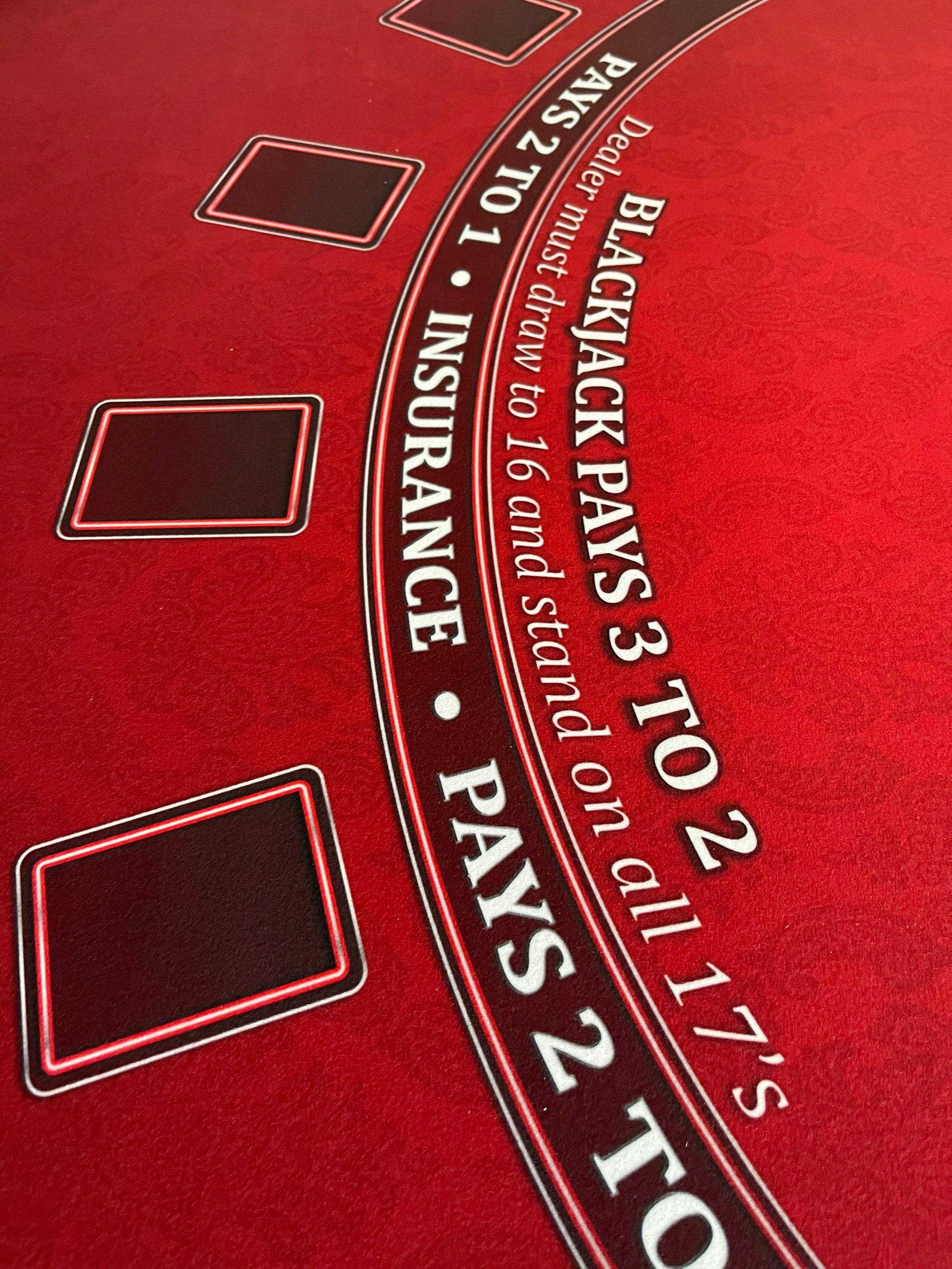 Blackjack Table Top View