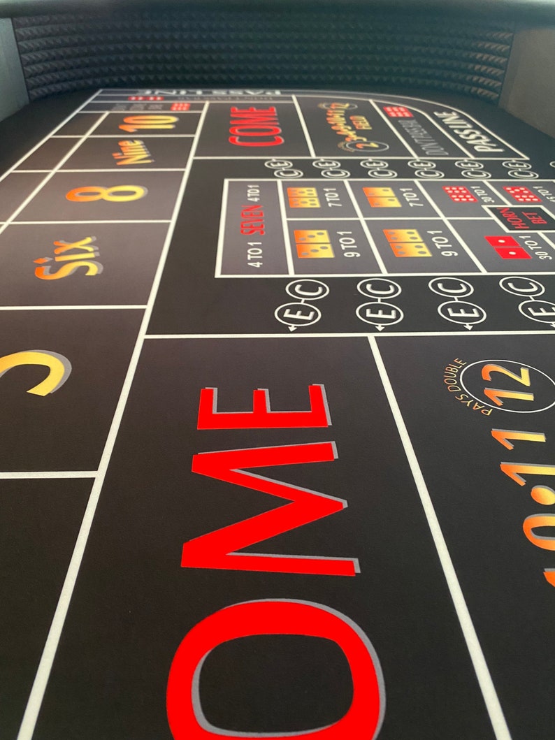 Sharp Craps Table With Diamond Walls and Folding Legs - Etsy
