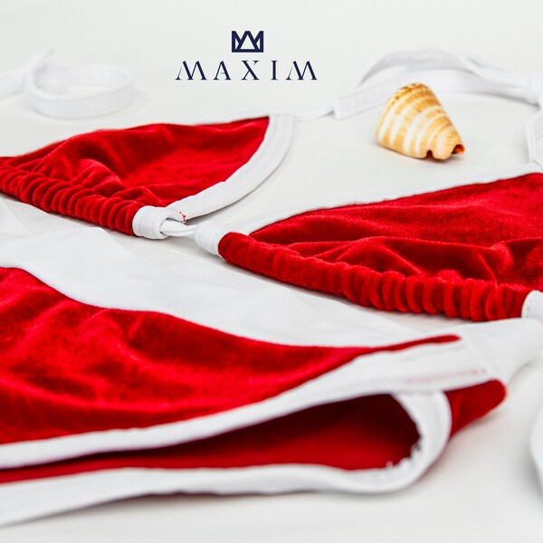 Velvet Swimsuit Set - Etsy