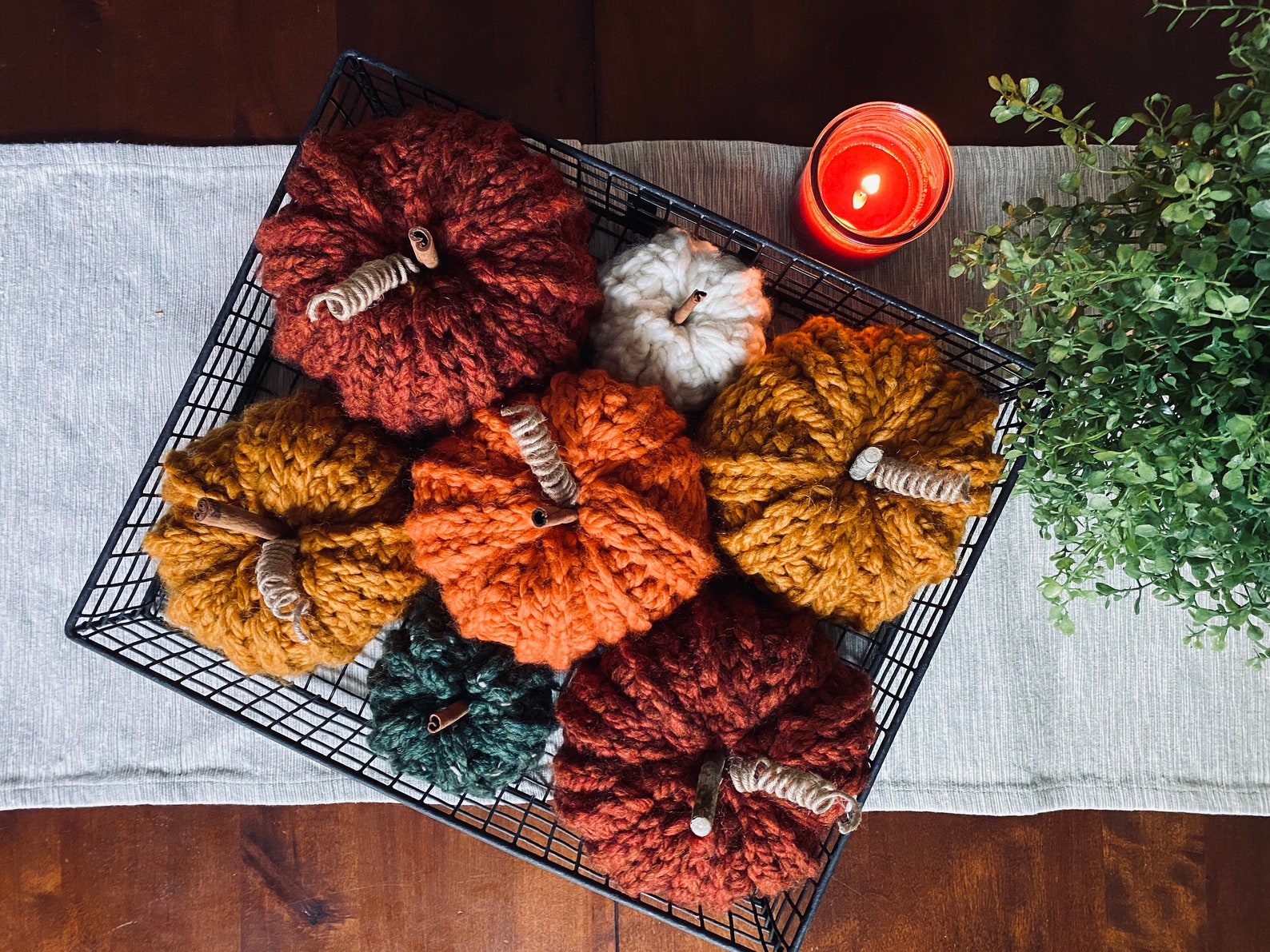 Crochet Rustic Farmhouse Pumpkins - Etsy
