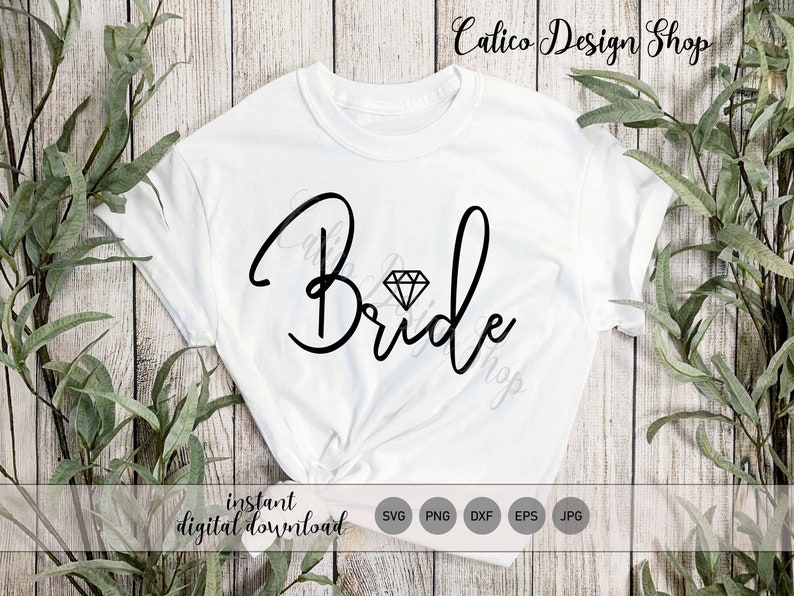 Bride Bachelorette Party Svg Wedding Svg File For Etsy