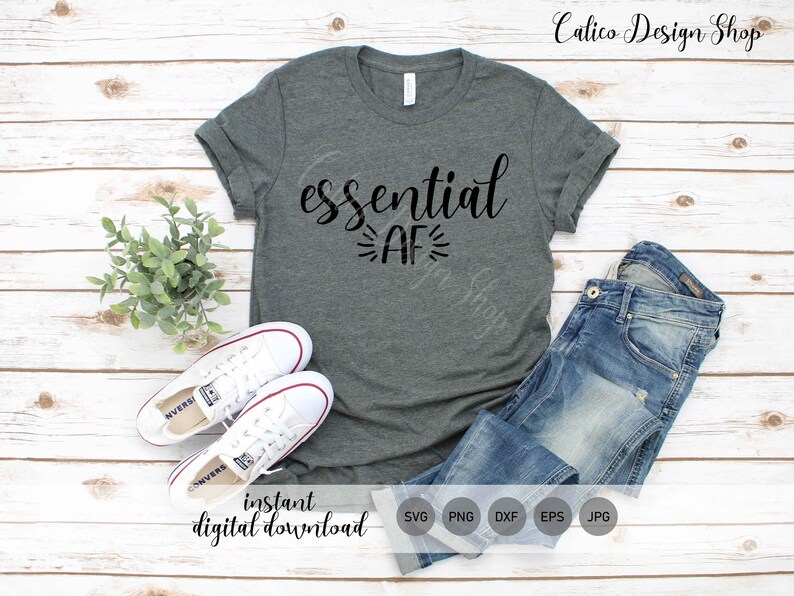 Essential AF Archivo SVG para cortar Svg Png Dxf Eps - Etsy México