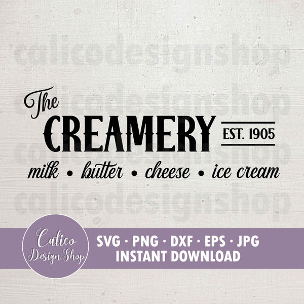 Creamery - Etsy