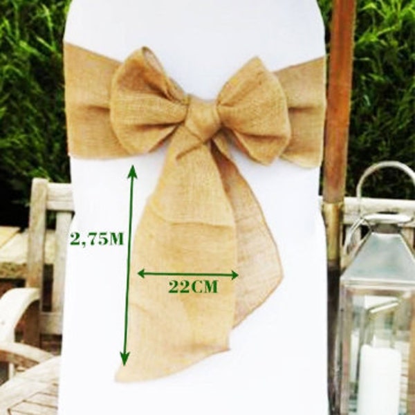 Burlap Chair Sash - Etsy