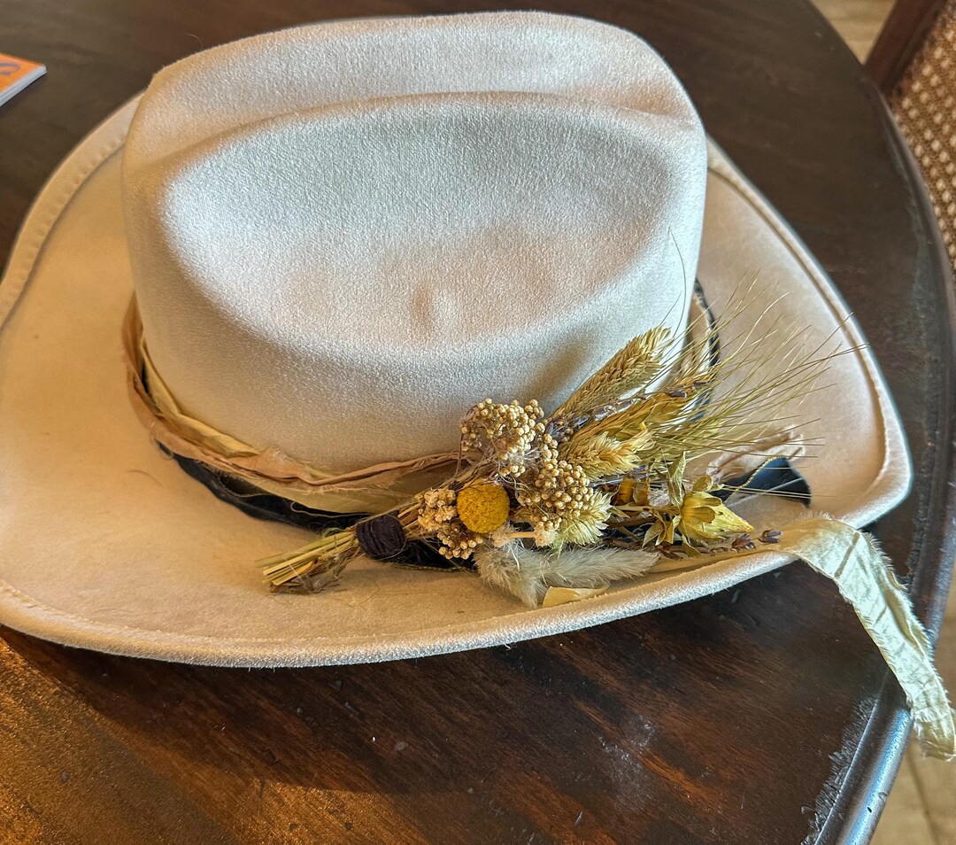 Custom Floral Hat Pins With Silk Ribbon to Match - Etsy