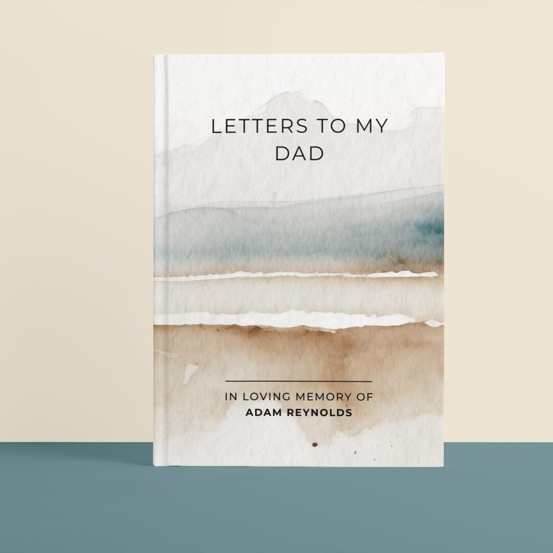 Custom Loss of Father Grief Journal-letters to My Dad Notebook- Dad ...
