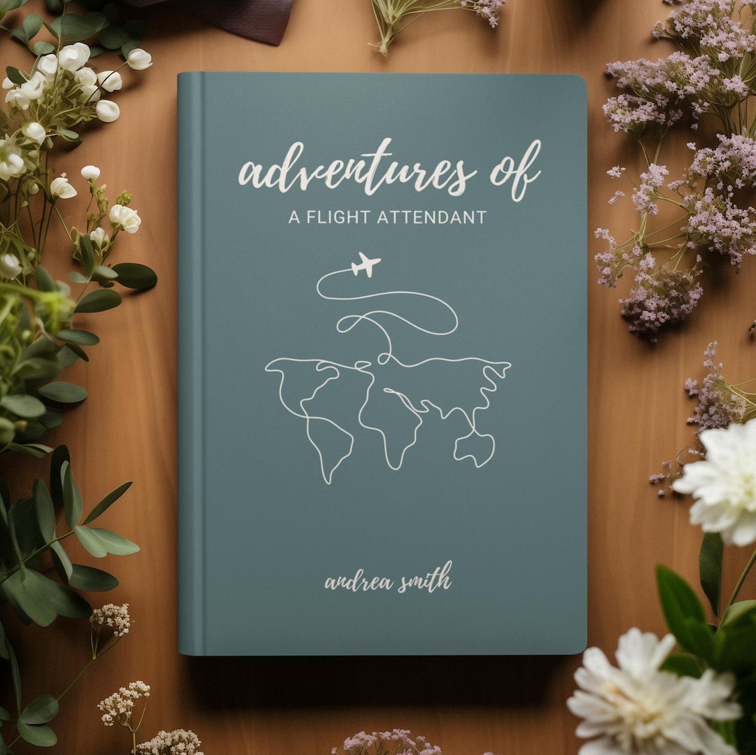 Custom Flight Attendant Journal – Personalized Gift for Cabin Crew ...