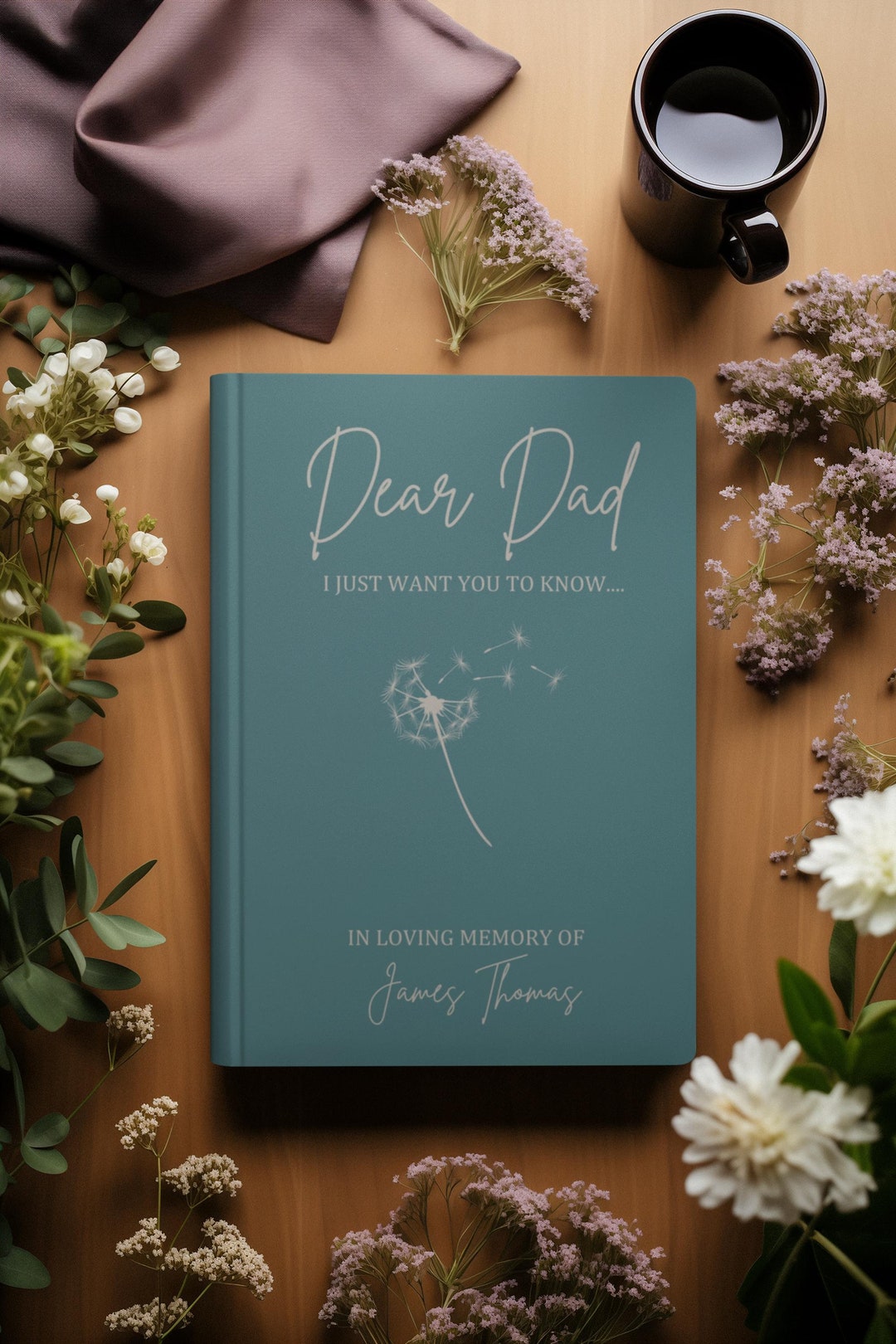 Custom Loss of Father Grief Journal-letters to My Dad Notebook- Dad ...