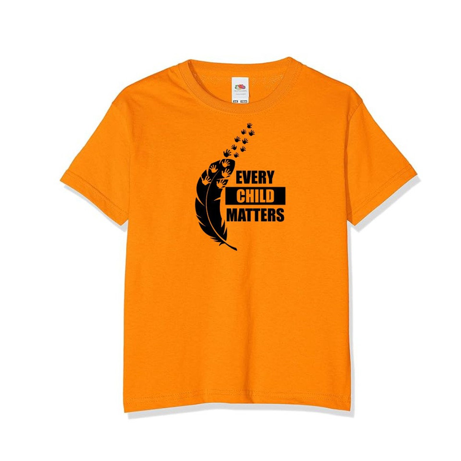 Orange Shirt Day. Every Child Matters. Feather Handprint - Etsy