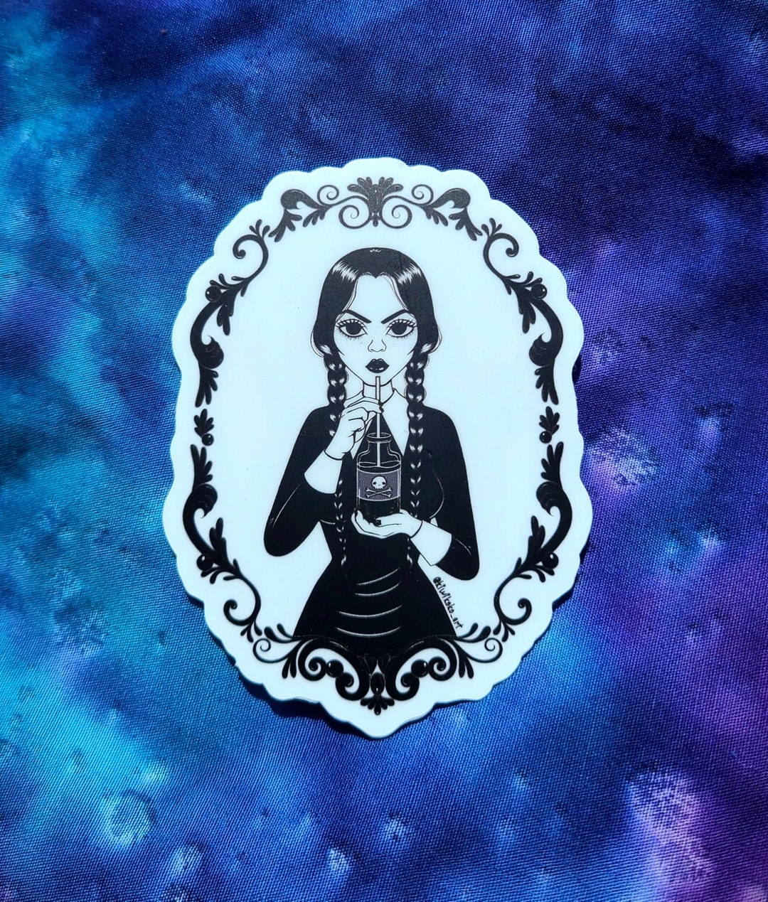 Wednesday Addams Sticker - Etsy