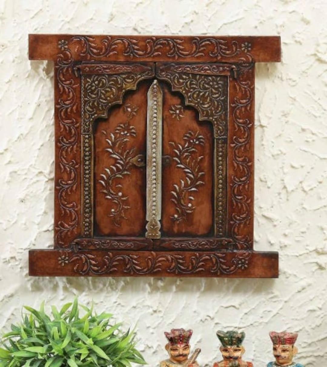 Indian Traditional Wooden Wall Hanging Window Home Decor/ Handmade ...