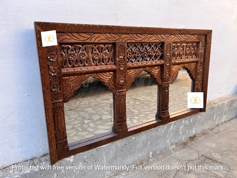 Solid Wood Jharokha Hand Carved by Indian Artisians/ Handmade - Etsy