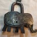 Unique and Vintage Elephant Shaped Brass Lock With Two Keys Very ...