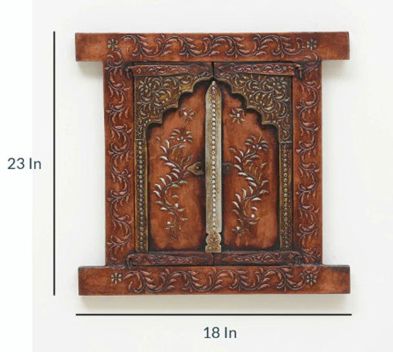 Indian Traditional Wooden Wall Hanging Window Home Decor/ Handmade ...