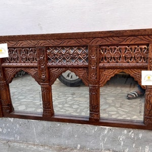 Solid Wood Jharokha Hand Carved by Indian Artisians/ Handmade and Hand ...