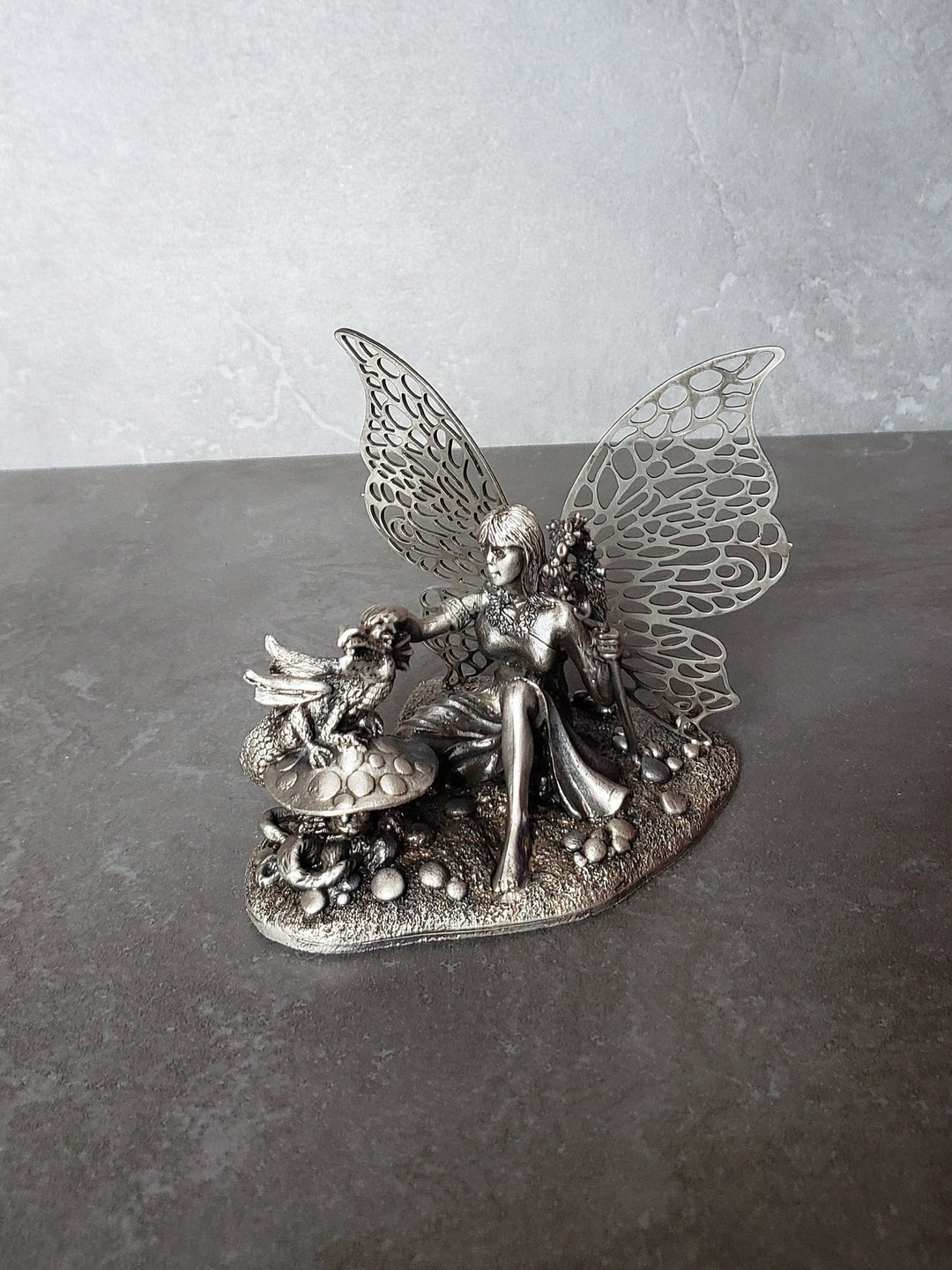 The Fairy Messenger 3192, the Tudor Mint Myth and Magic Vintage Pewter ...