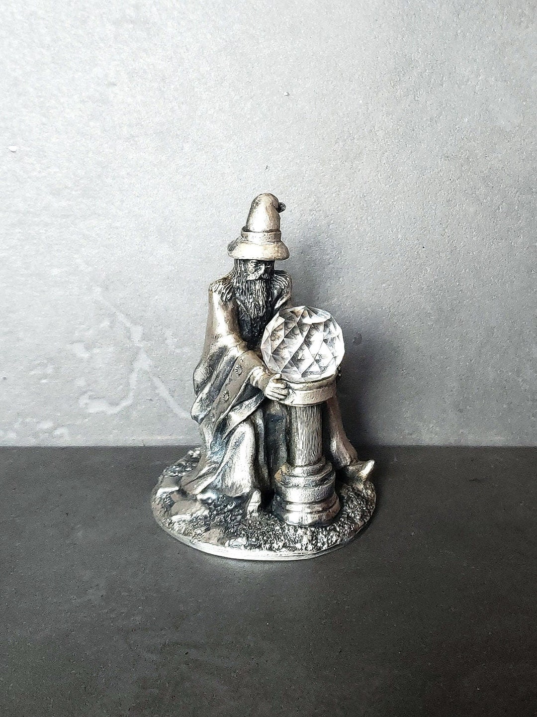 The Sooth - Sayer 3863, Myth and Magic Vintage Pewter Wizard With ...