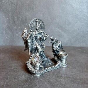 The Timekeepers, 3812, Tudor Mint Myth and Magic Vintage Pewter Dragon ...