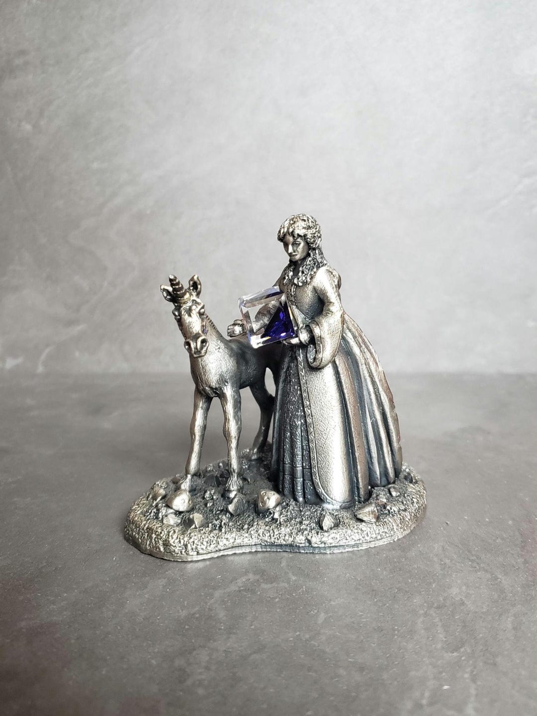 The Virgin and Unicorn. Tudor Mint, Myth and Magic Vintage Pewter ...