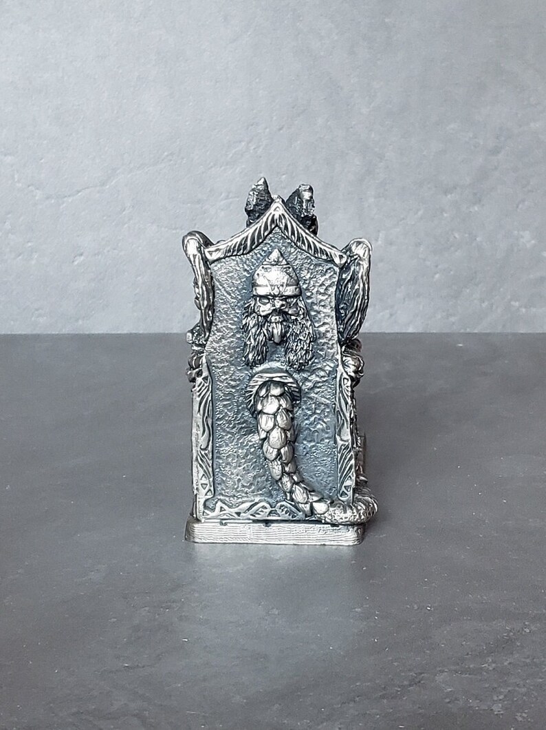 The Offering 3185. Myth and Magic Vintage Pewter Dragon and Wizard ...