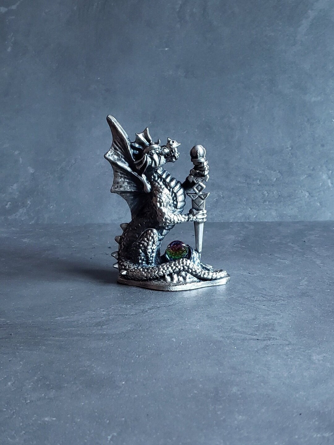 The Regal Dragon, Tudor Mint, Myth and Magic Pewter Ninties Vintage ...