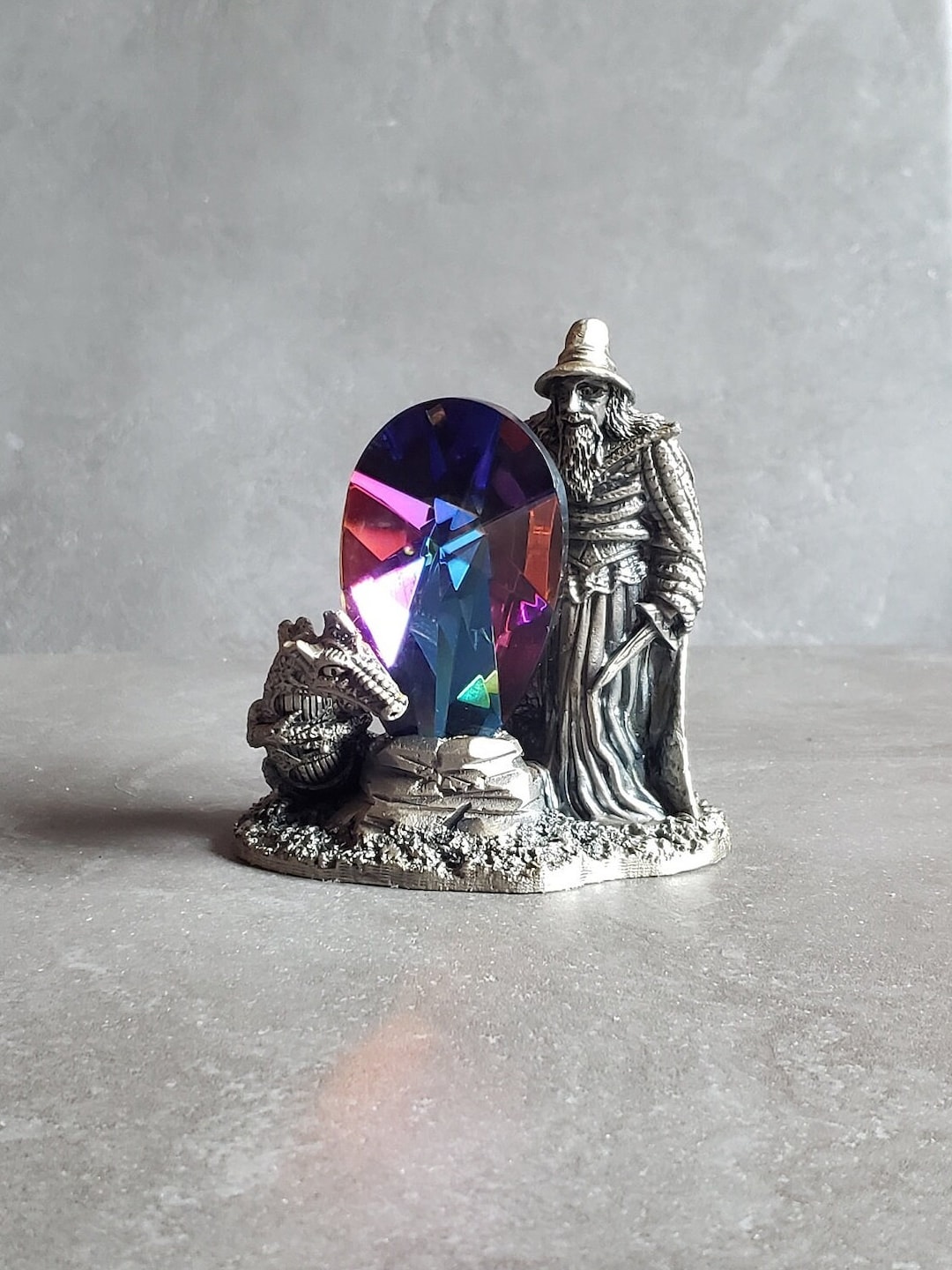 The Crystal Shield, Tudor Mint, Myth and Magic Pewter Vintage Ninties ...