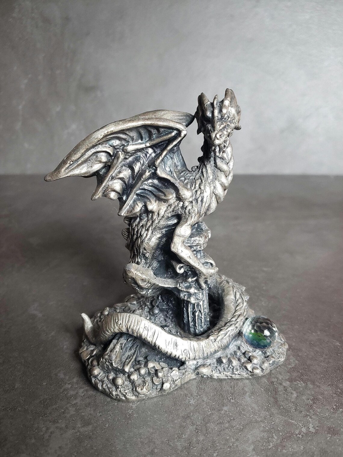 The Lookout, the Tudor Mint Myth and Magic Pewter Vintage Dragon With ...