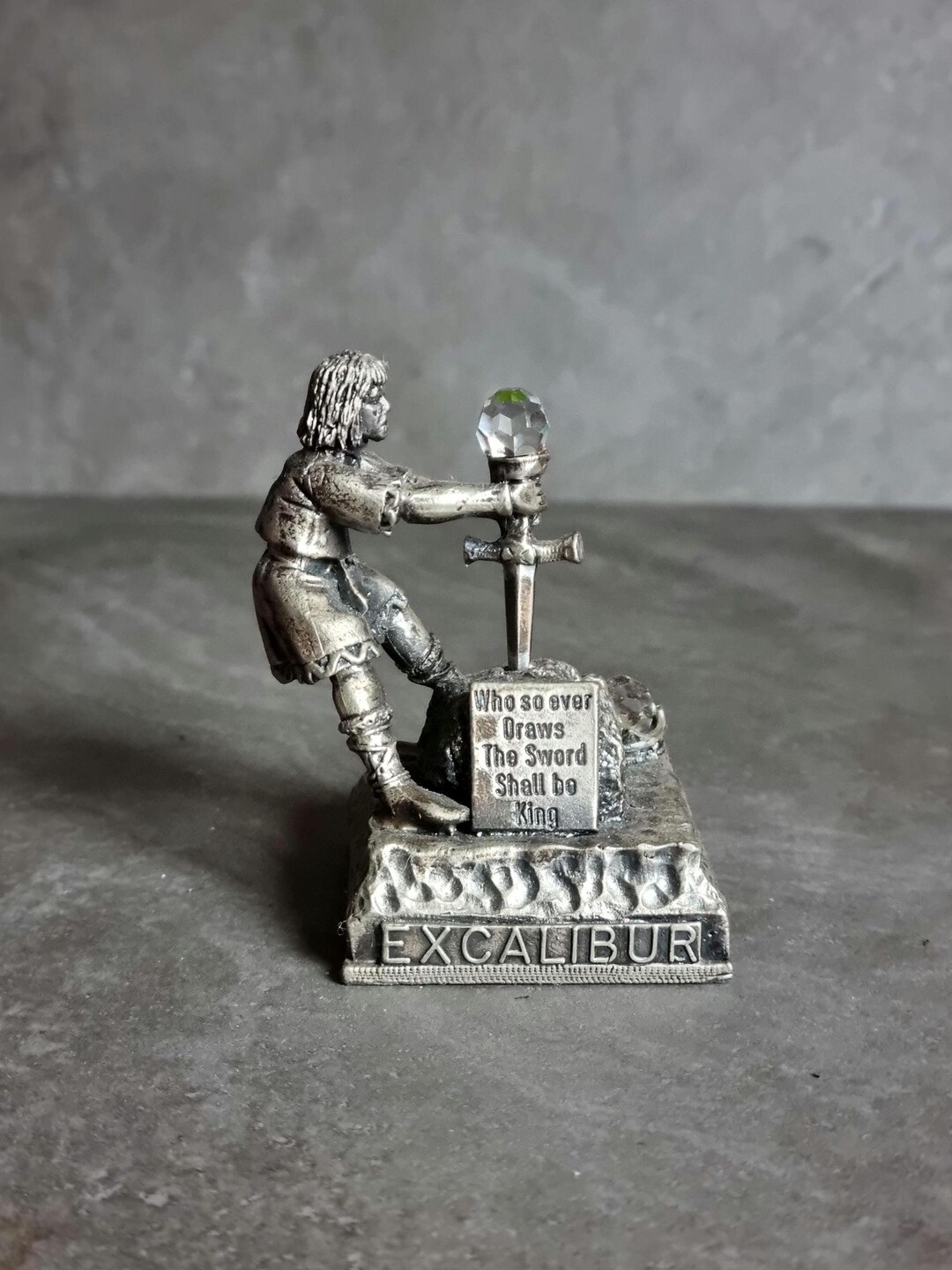 Excalibur, Fantasy and Legend Myth and Magic Vintage Pewter Collectable ...