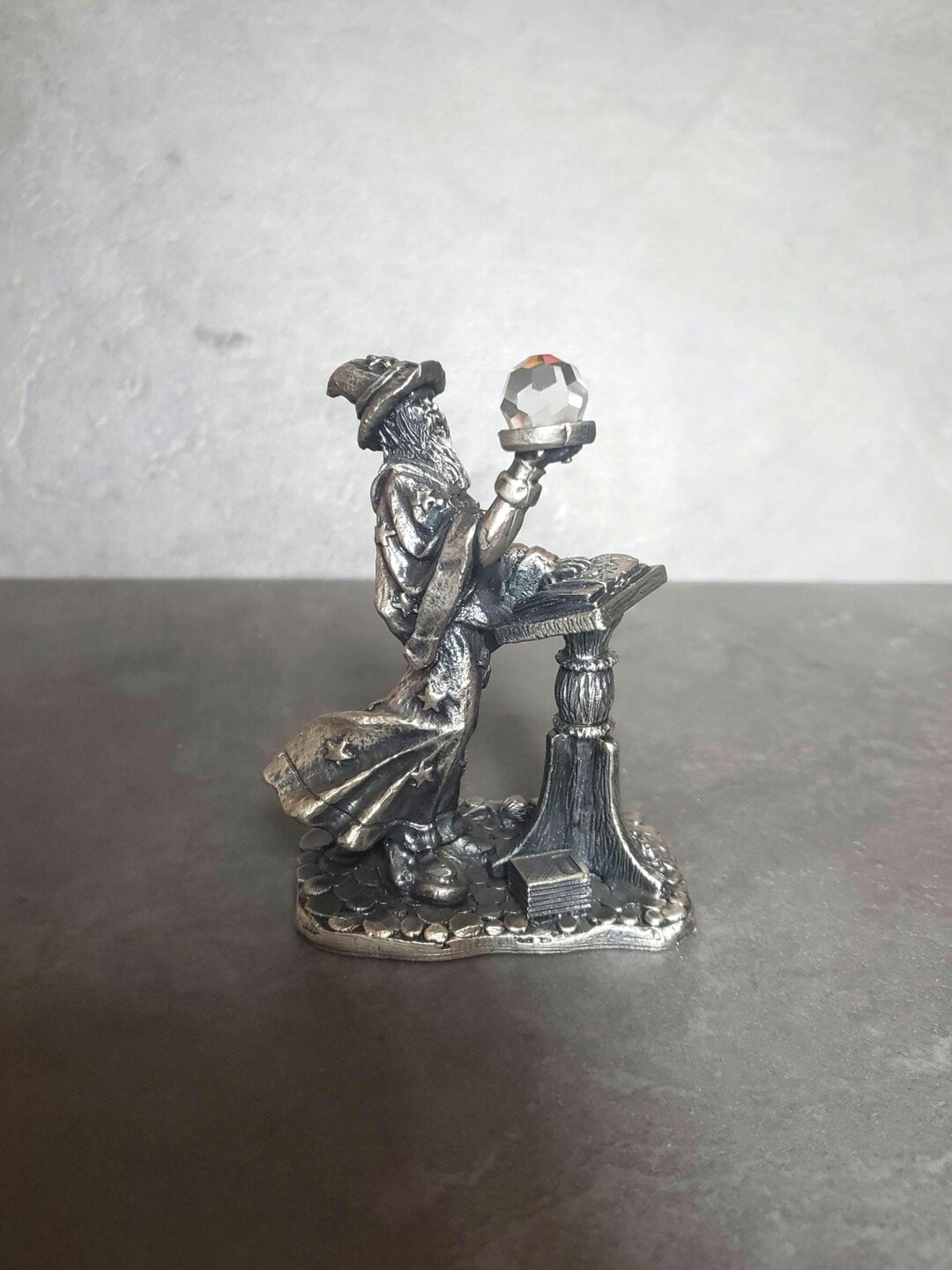 The Spellmaker, the Tudor Mint 3841, Myth and Magic Vintage Pewter ...