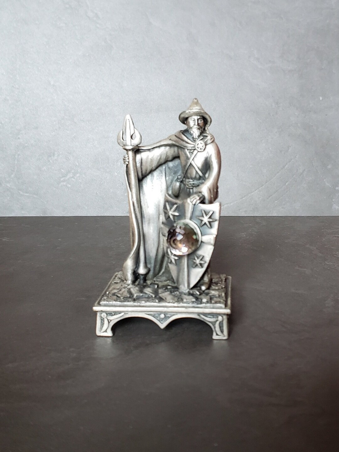 The Wizard Knight, Myth and Magic the Tudor Mint Pewter Vintage ...