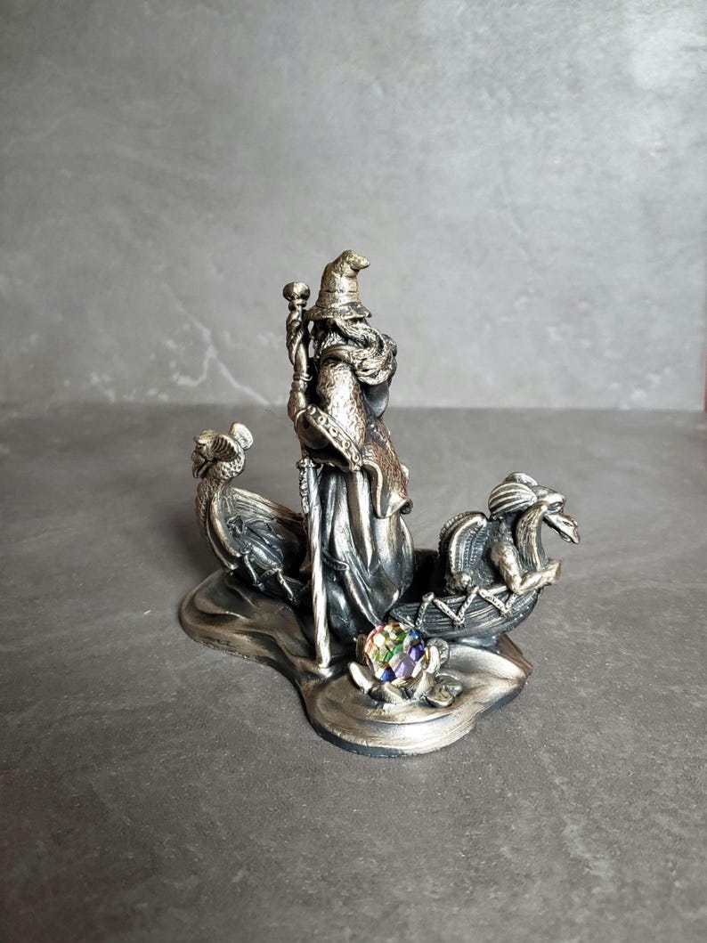 The Wizard of the Lake, the Tudor Mint Myth and Magic Vintage Pewter ...