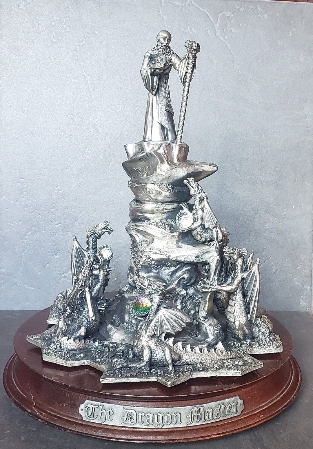 The Dragon Master. the Tudor Mint Myth and Magic Vintage Large Pewter ...